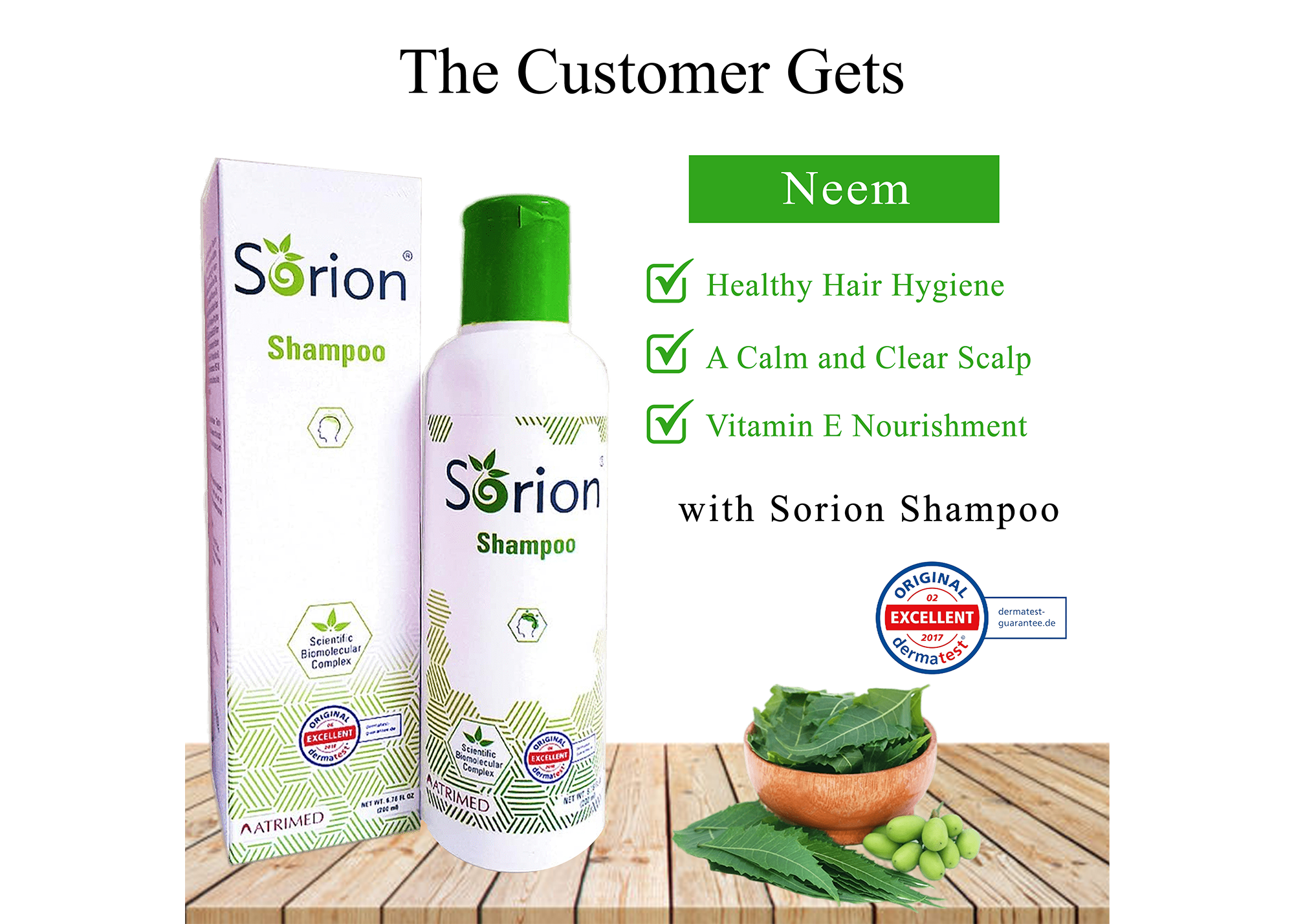 Sorion Herbal Shampoo with Coconut Oil, Neem, Turmeric, Pala Indigo ...